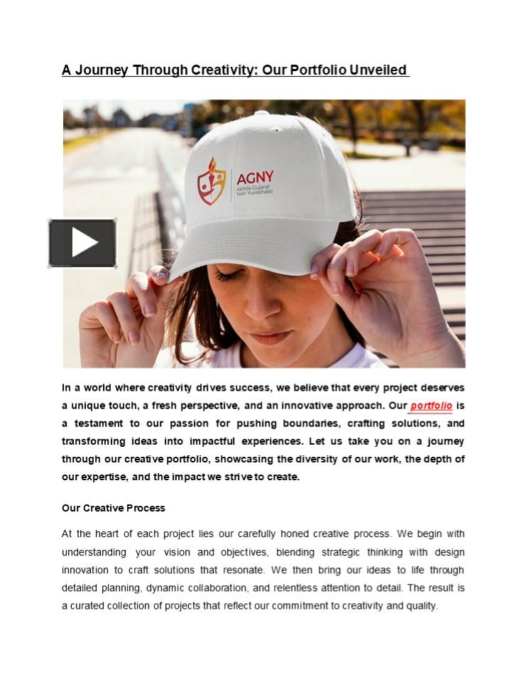 PPT – A Journey Through Creativity: Our Portfolio Unveiled PowerPoint ...