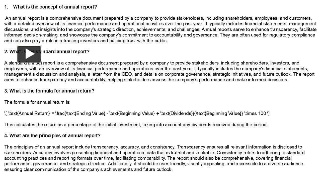 PPT – Decoding the Numbers: How to Analyze Financial Statements in Annual Reports PowerPoint ...