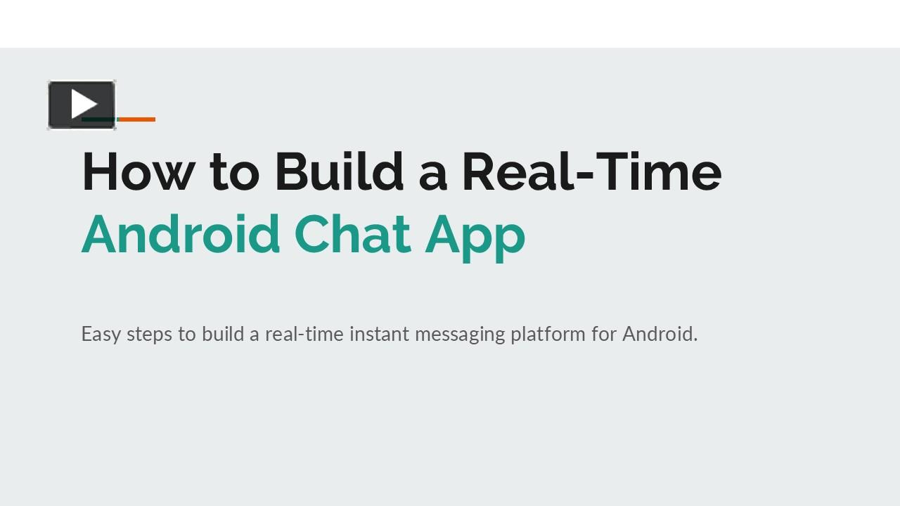 PPT – Build Real-time chat app (1) PowerPoint presentation | free to download - id: 9b4457-OWMzY