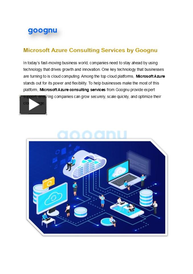PPT – Microsoft Azure Consulting Services | Goognu PowerPoint presentation | free to download ...
