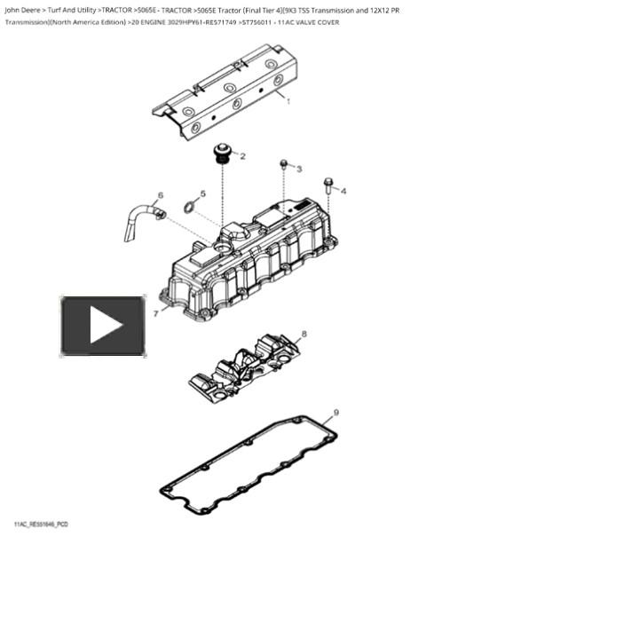 PPT – John Deere 5065E Tractor (Final Tier 4) (9×3 TSS Transmission and ...