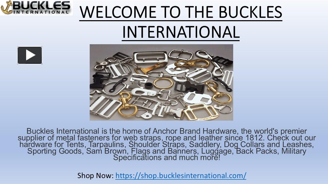PPT – Welded D Rings and Hardware Rings at Buckles International PowerPoint presentation | free ...