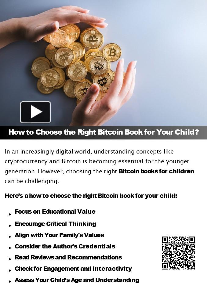 How to Choose the Right Bitcoin Book for Your Child? presentation | free to download