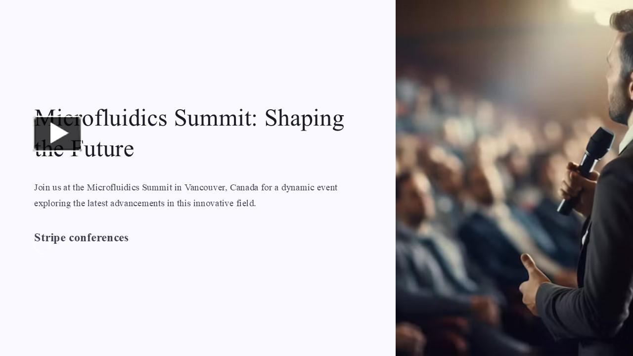 PPT – Microfluidics Summit 2025 PowerPoint presentation | free to ...