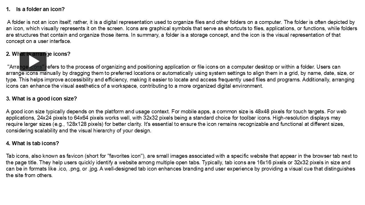 PPT – The Role of Icons in File Management and Web Browsing PowerPoint presentation | free to ...