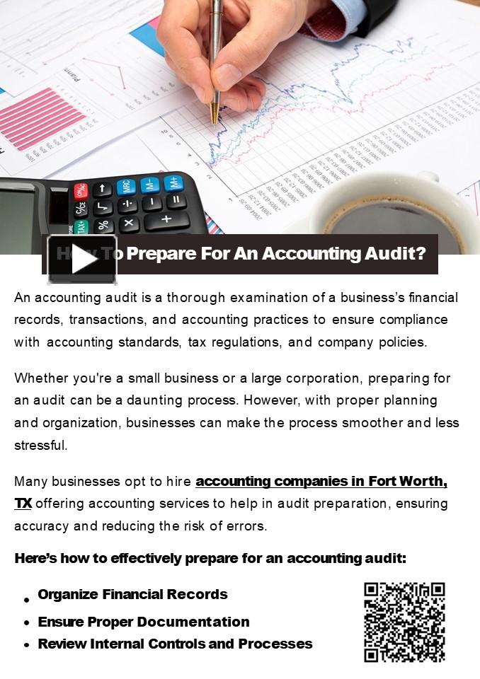 How To Prepare For An Accounting Audit? presentation | free to download