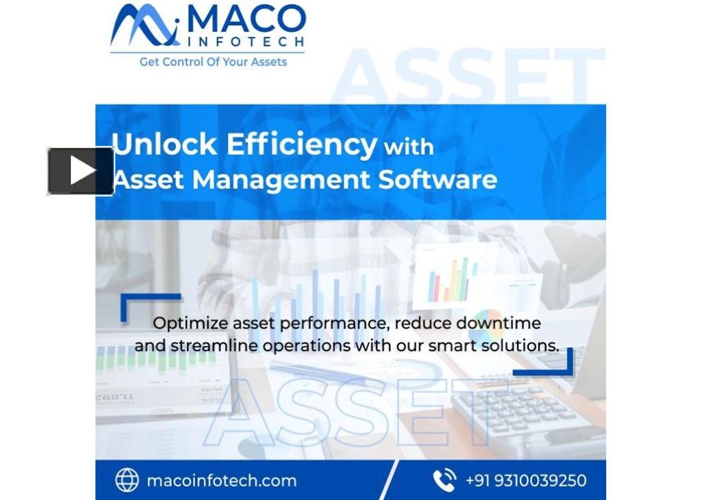 PPT – Maco Infotech: Advanced asset management solutions to streamline your operations ...