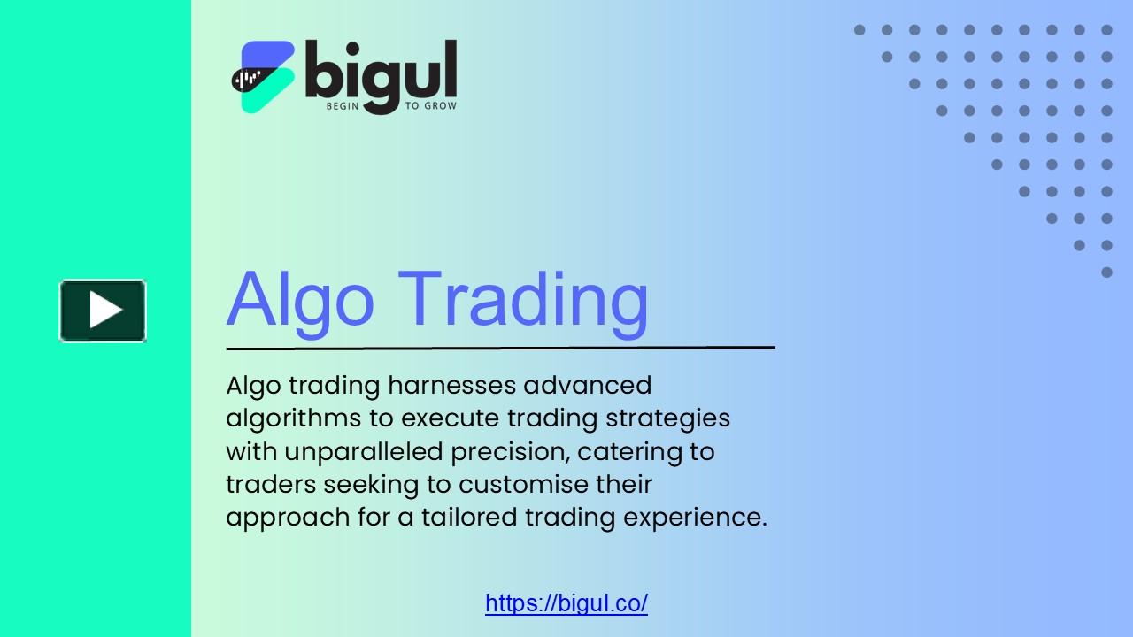 PPT – Algo Trading PowerPoint presentation | free to download - id: 9b66ab-Mzk4M