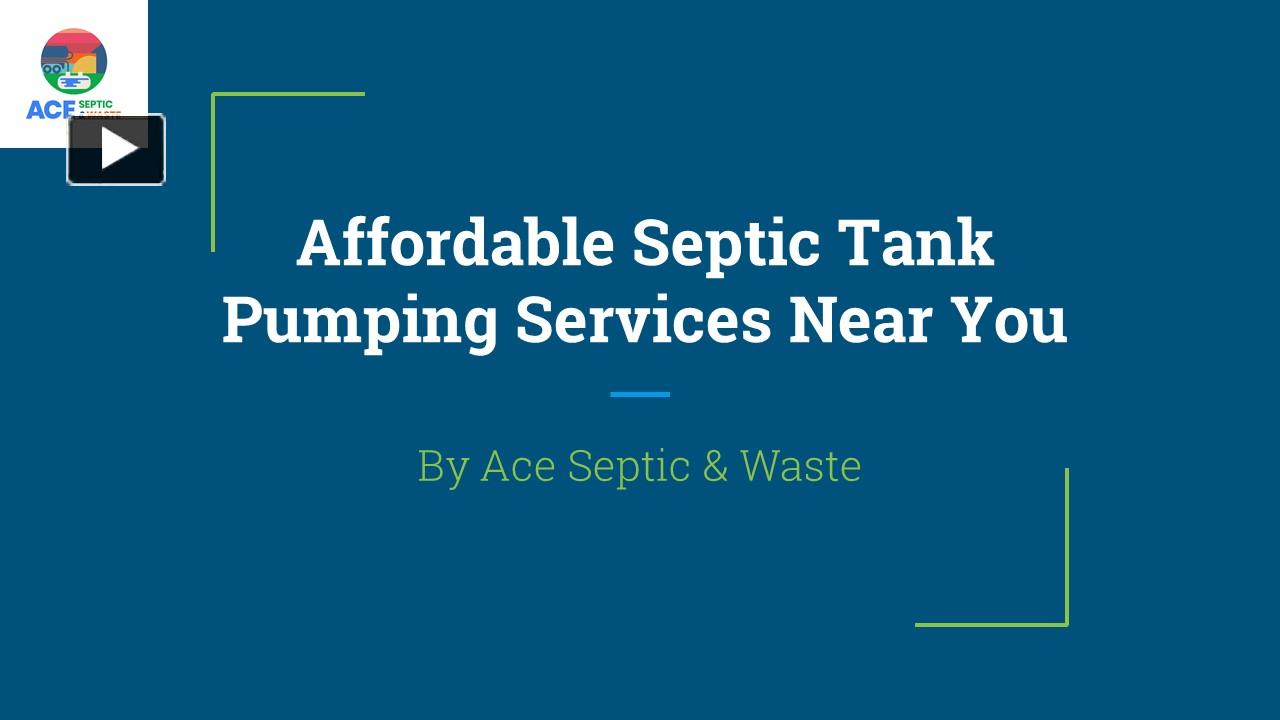 PPT – Septic tank pumping PowerPoint presentation | free to download - id: 9b682b-NTA3Y