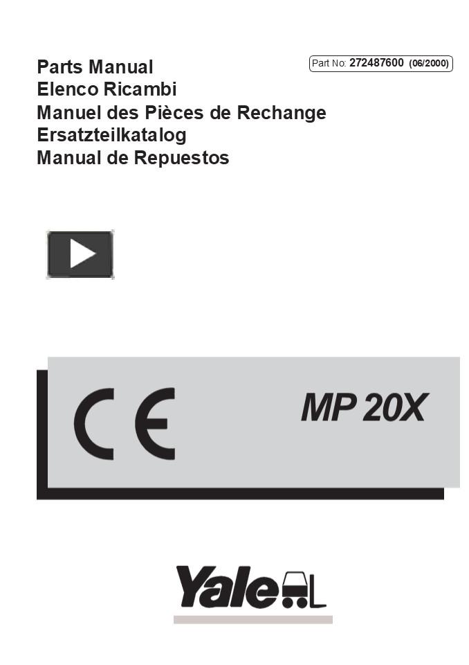 Yale MP20X Platform Pallet Truck Parts Catalogue Manual Instant Download presentation | free to ...