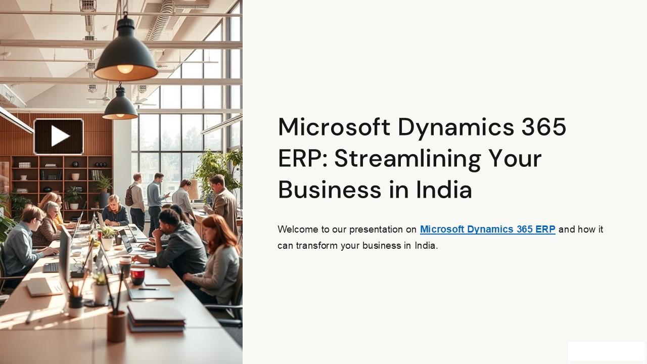 Microsoft Dynamics 365 ERP Provider, Dealer, Distributor, Supplier ...