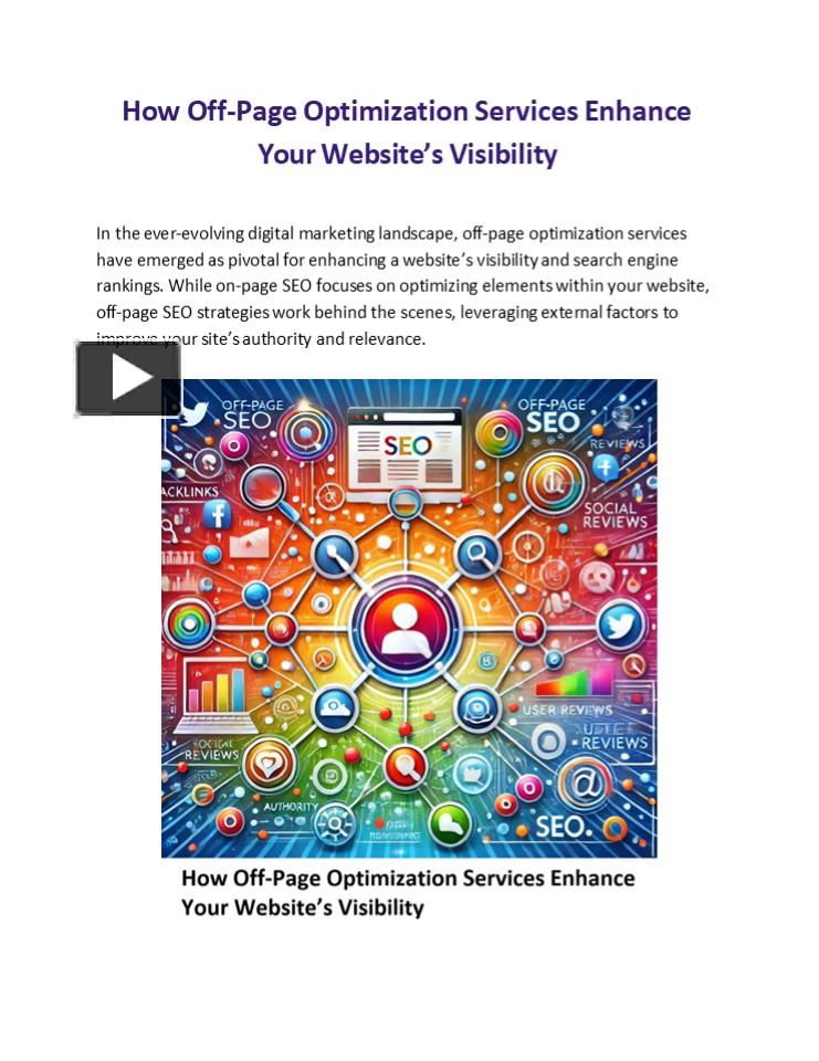 PPT – How Off-Page Optimization Services Enhance Your Website’s Visibility PowerPoint ...