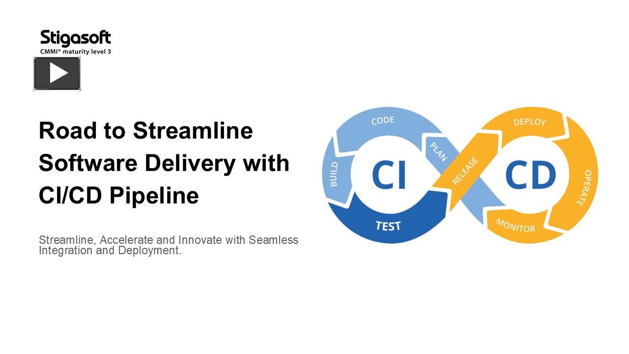 PPT – Road to Streamline Software Delivery with CI/CD Pipeline PowerPoint presentation | free to ...