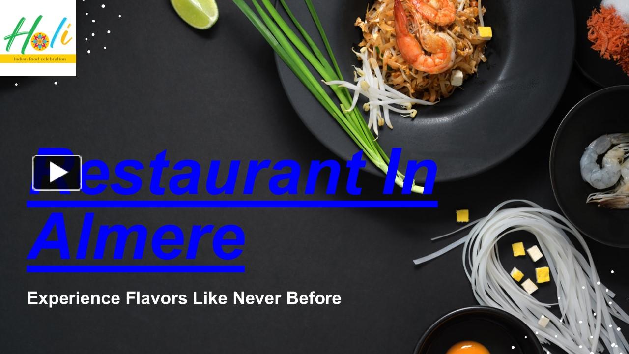 PPT – Indian Street Food In Almere PowerPoint presentation | free to download - id: 9b8985-MmVlN