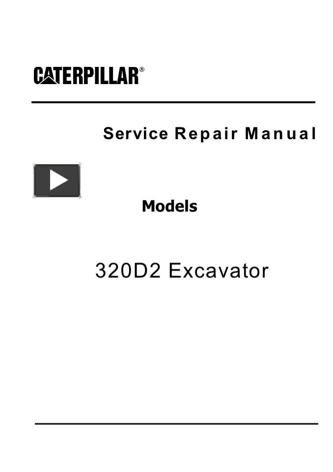 Ppt Caterpillar Cat 320d2 Excavator Prefix Mdj Service Repair Manual Instant Download 