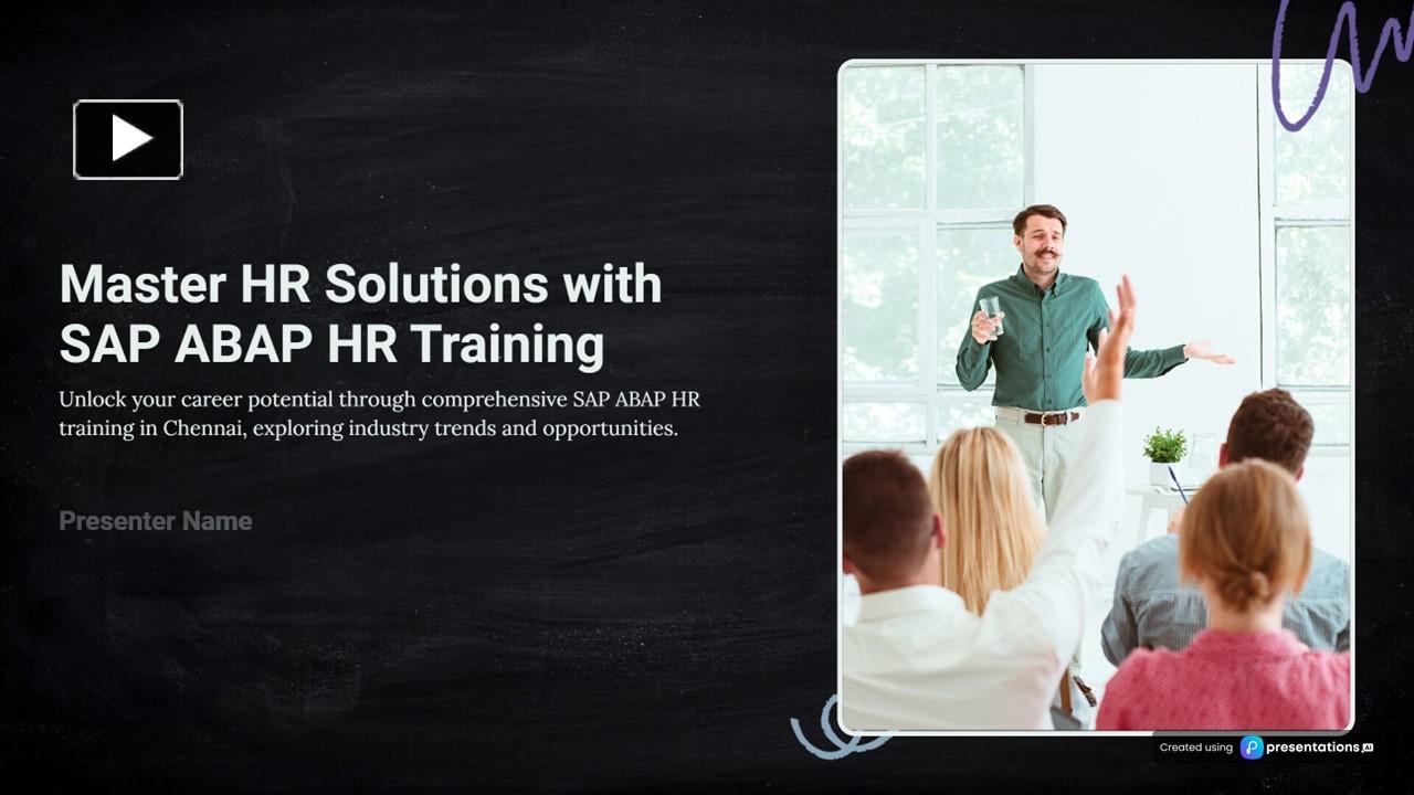 PPT – Master HR Solutions with SAP ABAP HR Training in Chennai PowerPoint presentation | free to ...