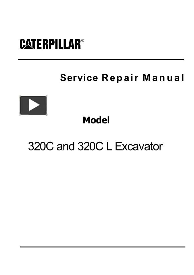 Caterpillar Cat 320C Excavator (Prefix BDC) Service Repair Manual Instant Download presentation ...