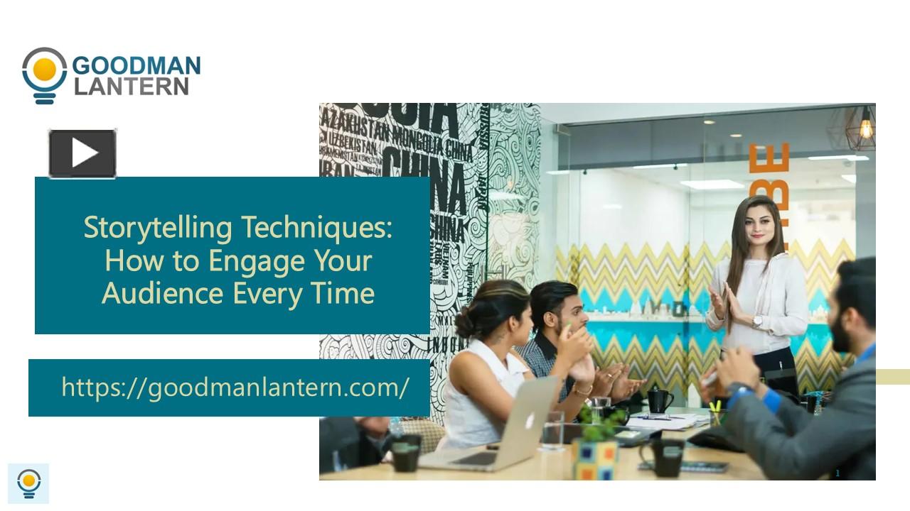 Storytelling Techniques: How to Engage Your Audience Every Time presentation | free to download