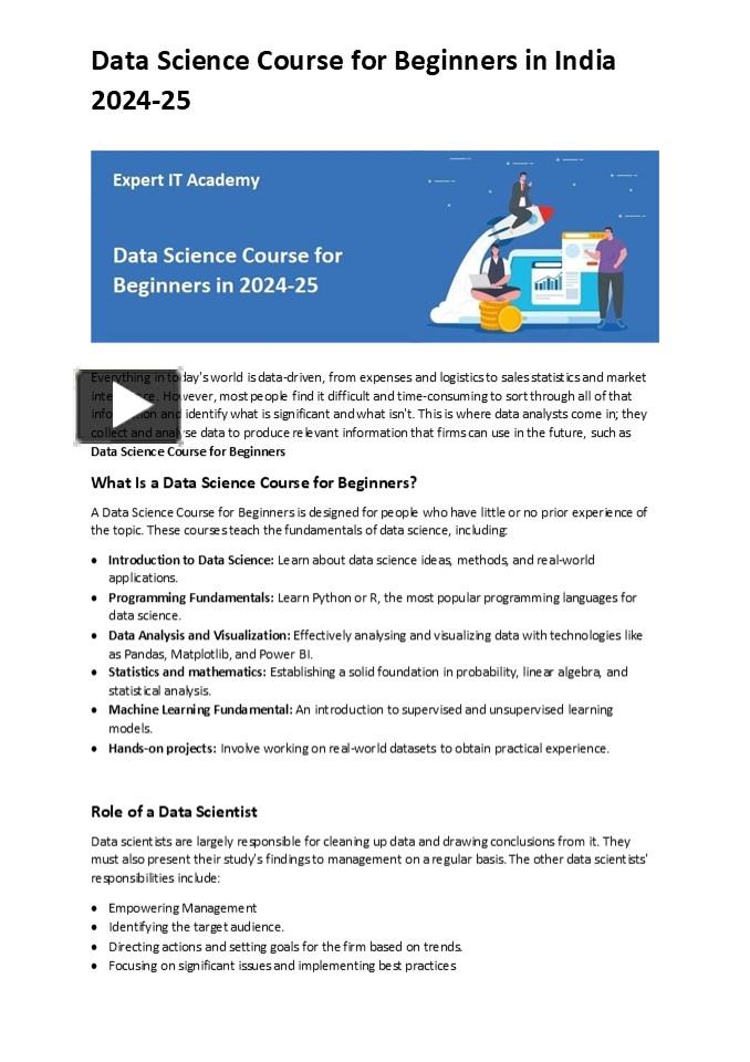 PPT – Data Science Course for Beginners PowerPoint presentation | free to download - id: 9bb732 ...