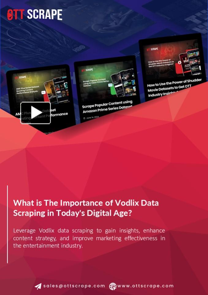 PPT – Importance of Vodlix Data Scraping in Today's Digital Age PowerPoint presentation | free ...