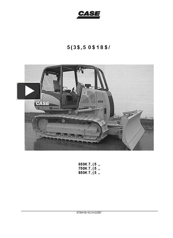 PPT – CASE 650K TIER II DOZER Service Repair Manual Instant Download PowerPoint presentation ...