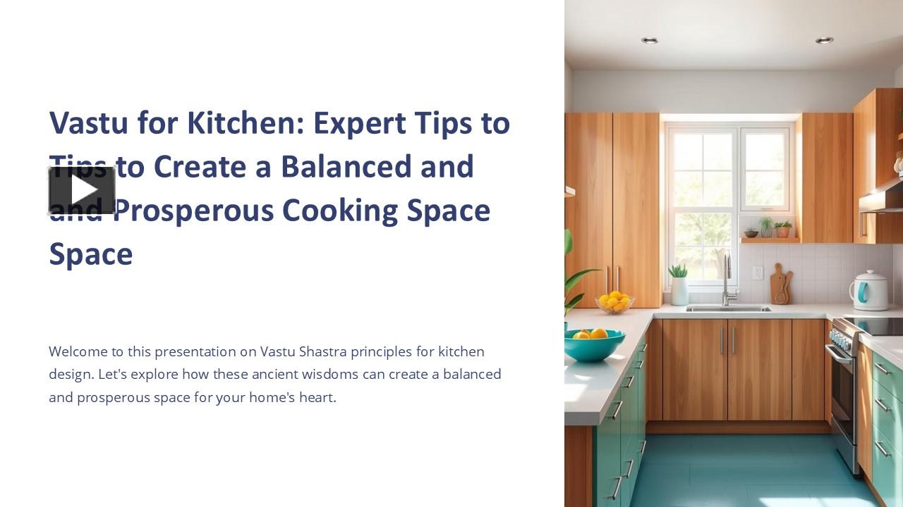 PPT – Vastu for Kitchen: Expert Tips to Create a Balanced and Prosperous Cooking Space ...