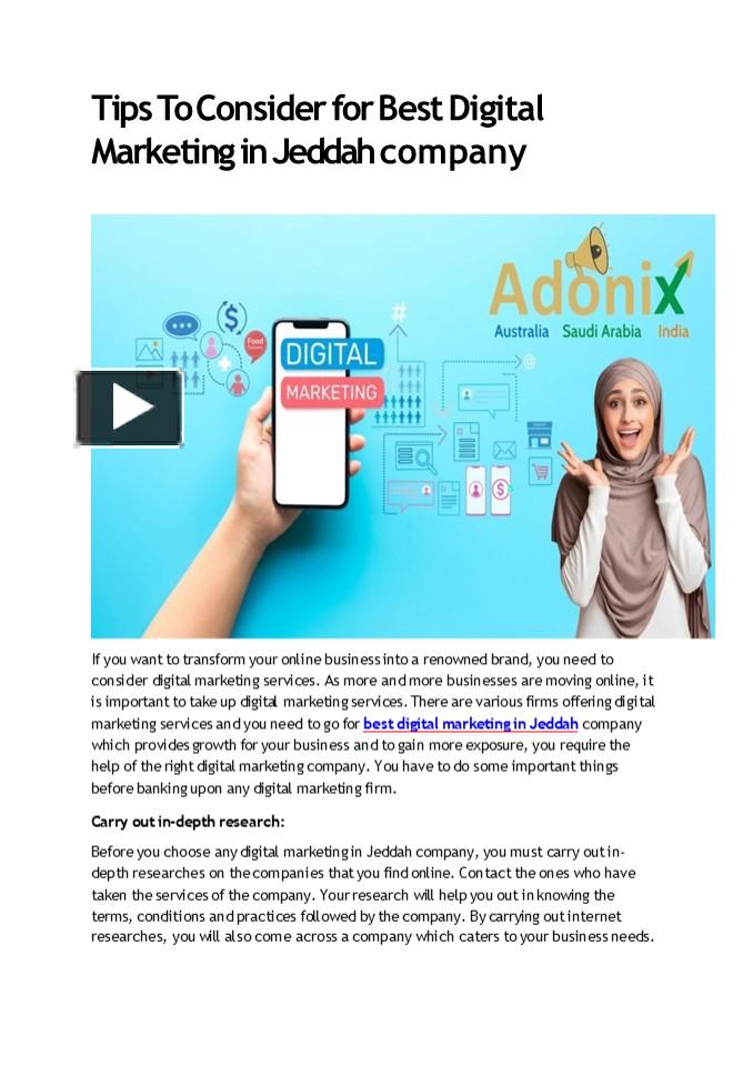 PPT – Adonix Digital Marketing in Jeddah PowerPoint presentation | free to download - id: 9bcbeb ...
