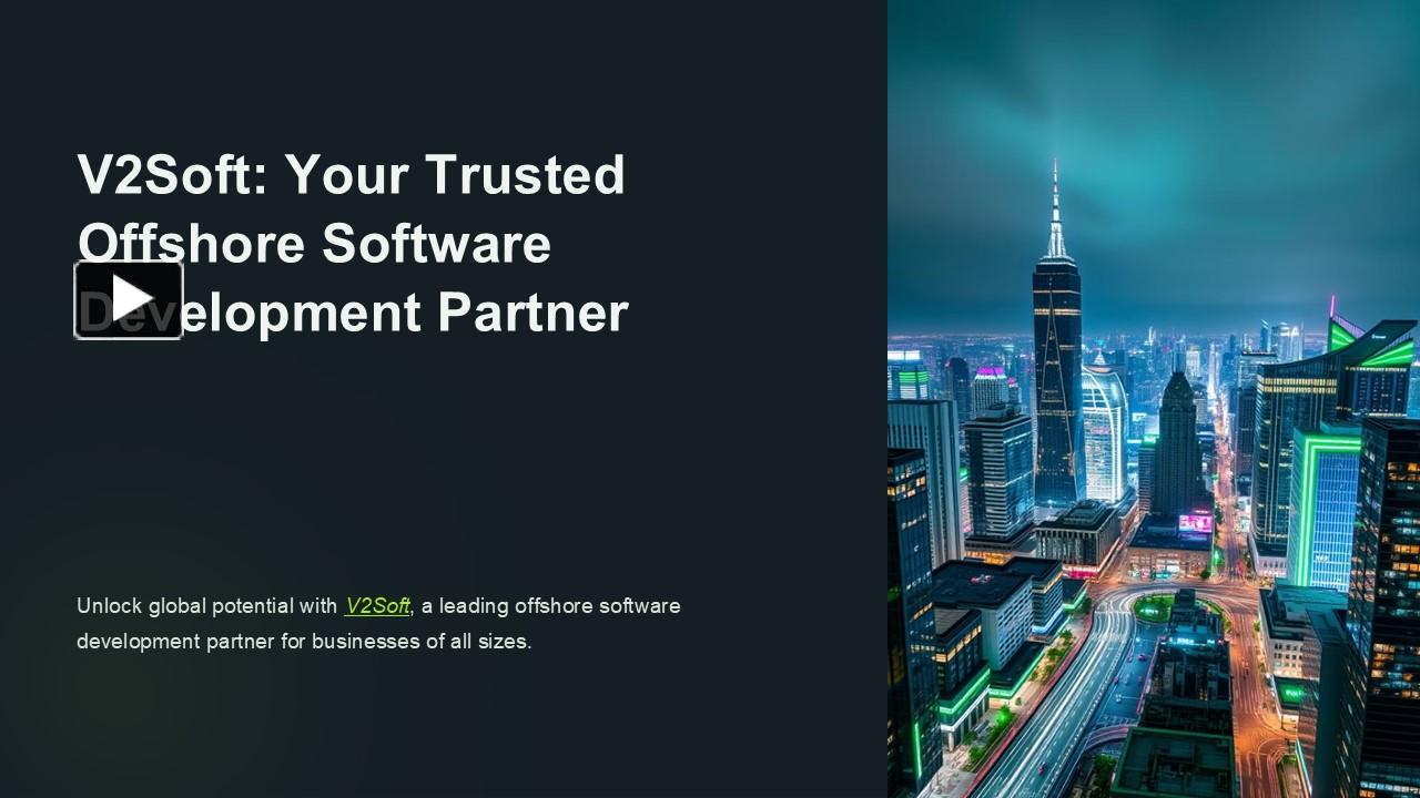 Top Offshore Software Development Company presentation | free to download