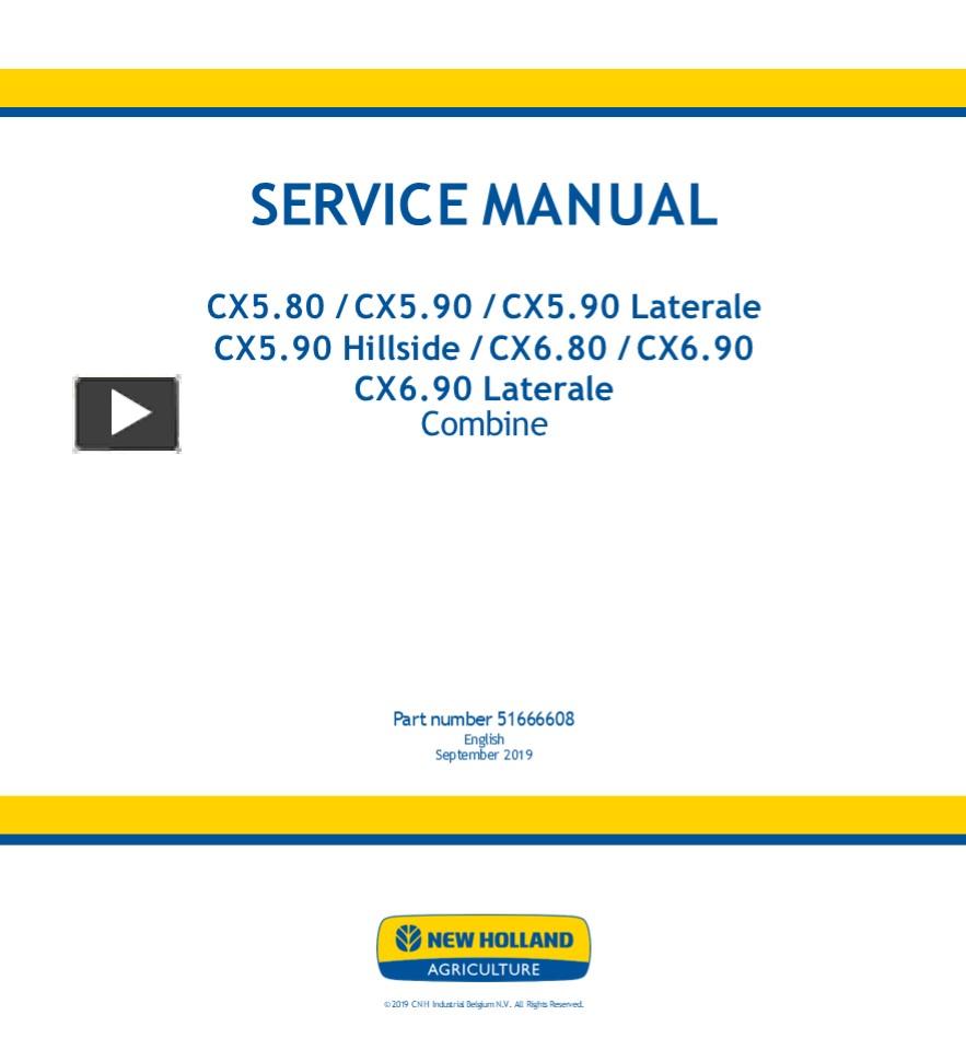 PPT – New Holland CX6.90 Laterale Combine Service Repair Manual Instant Download PowerPoint ...