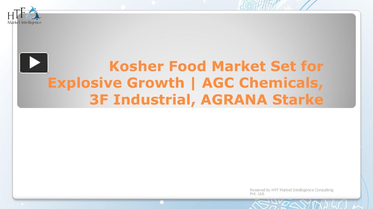 PPT – Kosher Food Market PowerPoint presentation | free to download - id: 9be258-ZWFlO