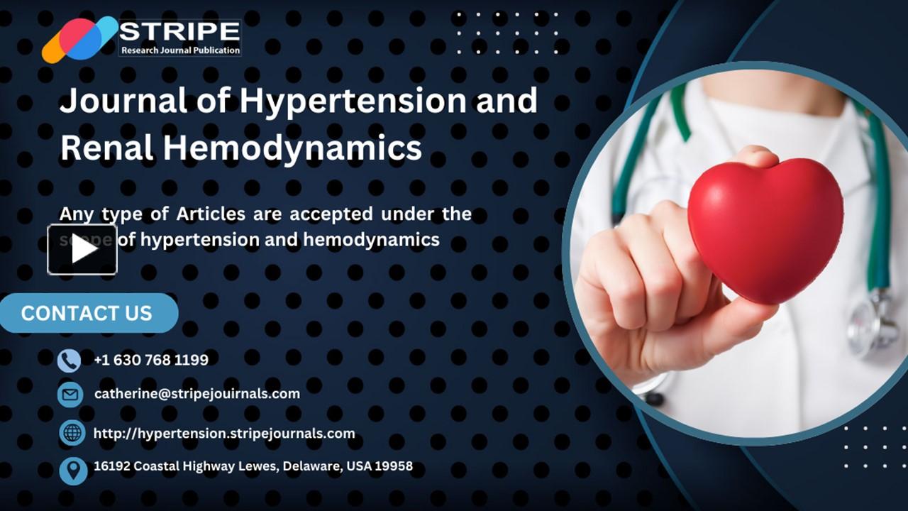 PPT – Journal of Hypertension and Renal Hemodynamics (1) PowerPoint presentation | free to ...