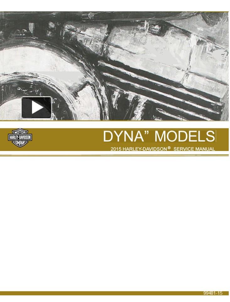 PPT – 2015 Harley Davidson Dyna Service Repair Manual Instant Download PowerPoint presentation ...