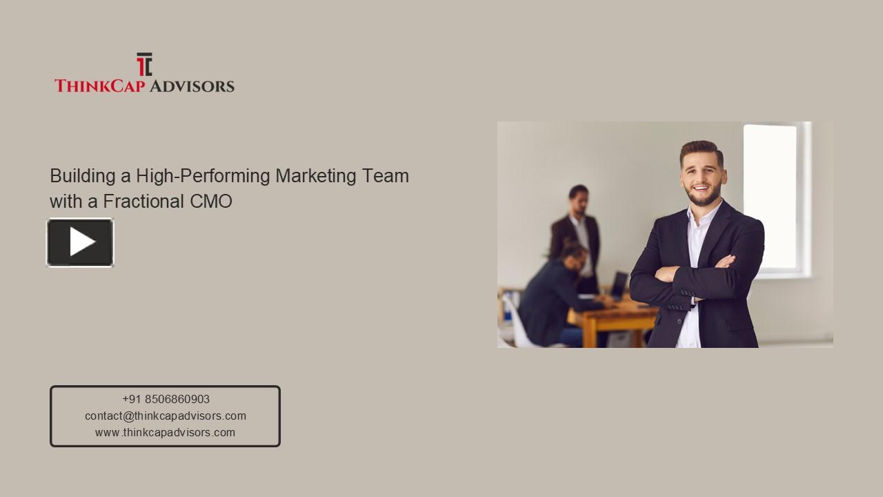 PPT – Building a High-Performing Marketing Team with a Fractional CMO PowerPoint presentation ...