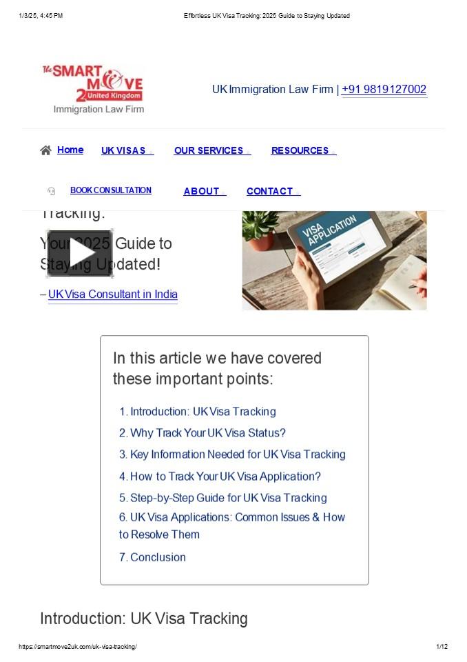 PPT – Effortless UK Visa Tracking: 2025 Guide to Staying Updated ...