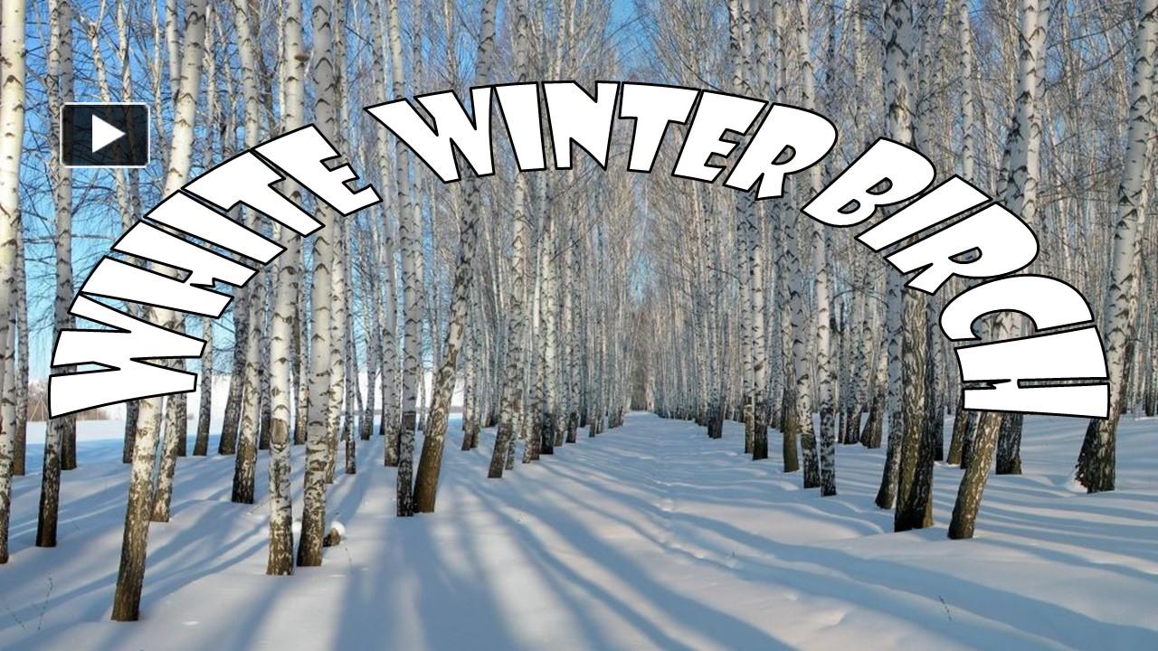 PPT – White winter birch PowerPoint presentation | free to view - id: 9c1fe6-Zjk1Z