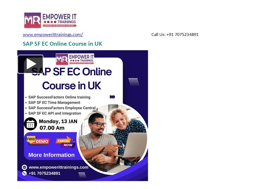 PPT – SAP SF EC Online Course in UK PowerPoint presentation | free to download - id: 9c2259-YjkzY