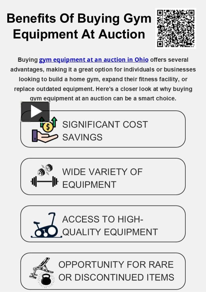 PPT – Benefits Of Buying Gym Equipment At Auction PowerPoint presentation | free to download ...