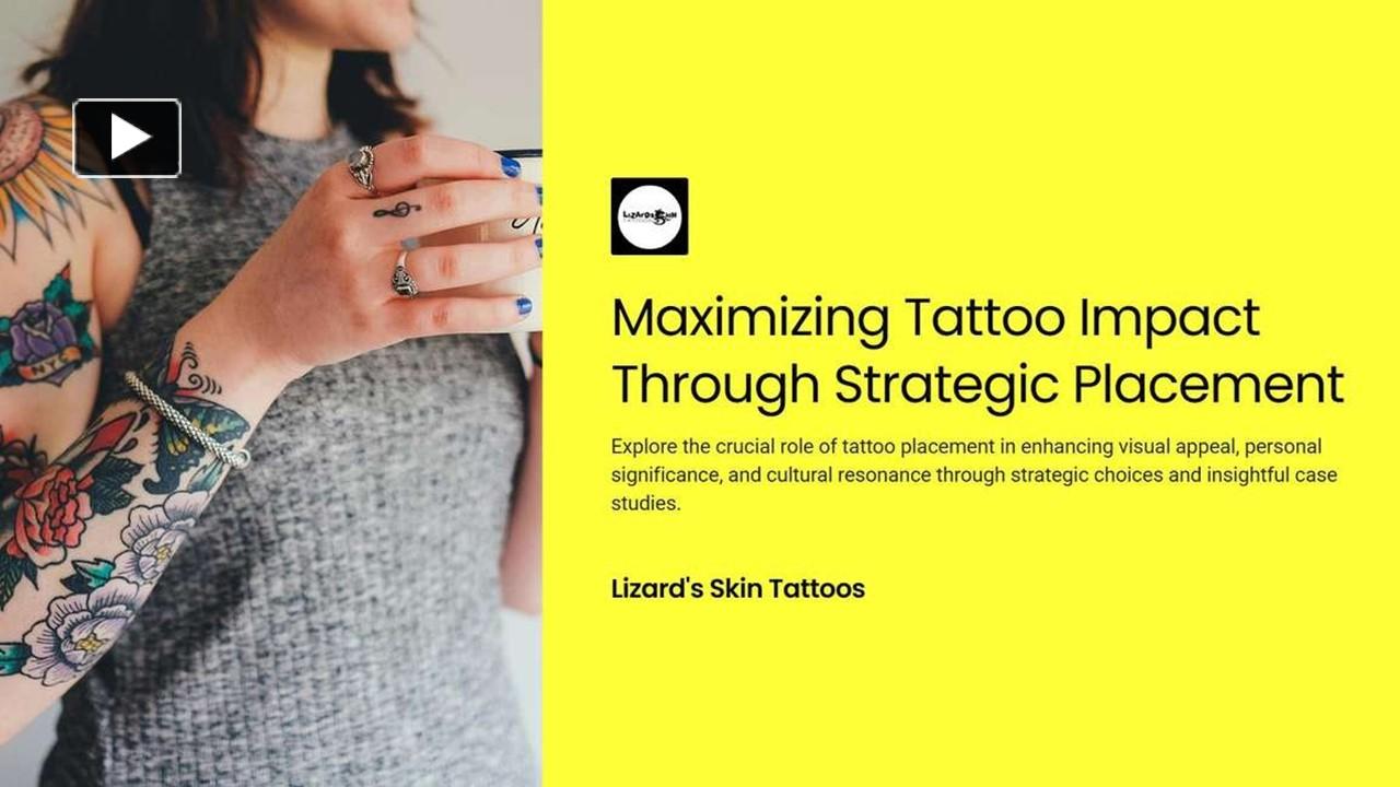 PPT – Maximizing Tattoo Impact By Choosing The Right Placement PowerPoint presentation | free to ...