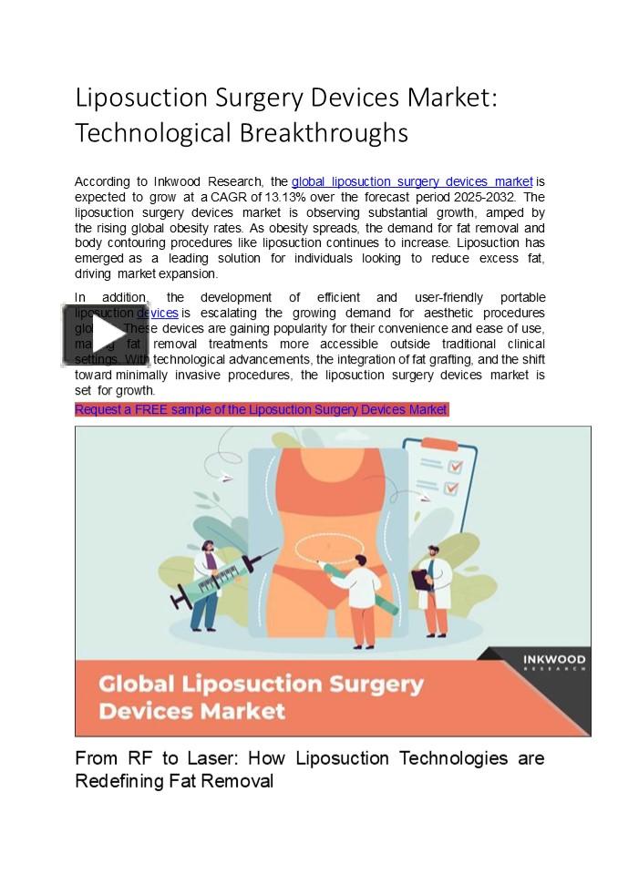 PPT – Liposuction Surgery Devices Market: Technological Breakthroughs PowerPoint presentation ...