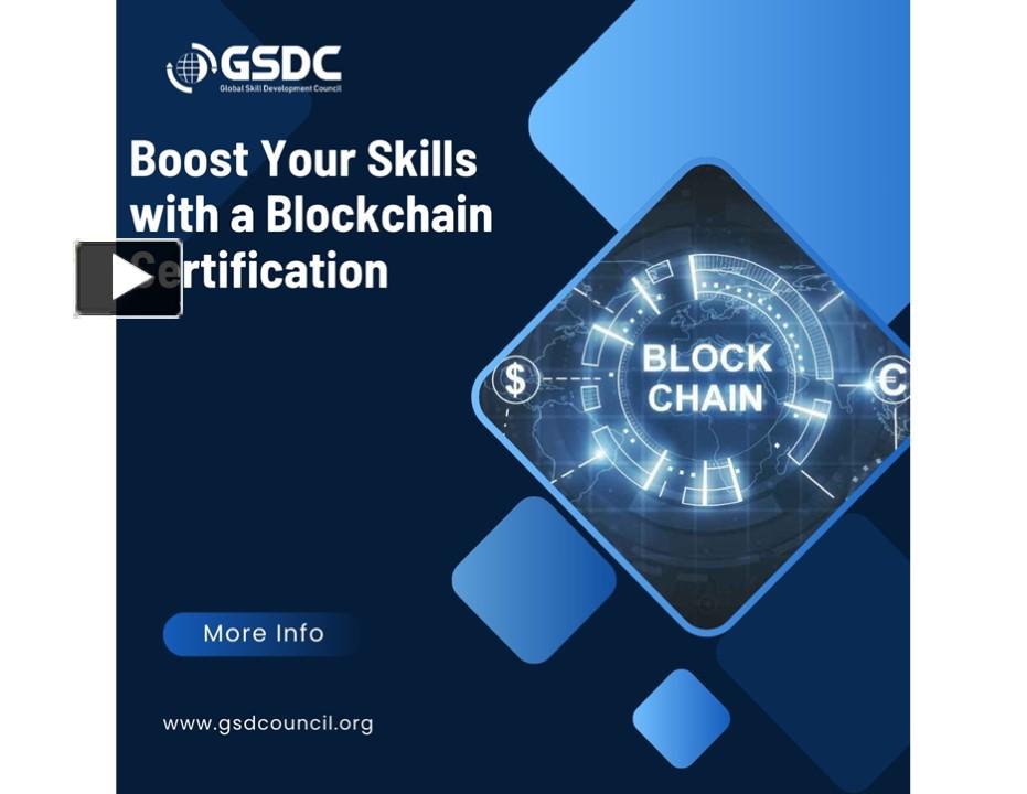 PPT – Boost Your Skills with a Blockchain Certification PowerPoint presentation | free to ...