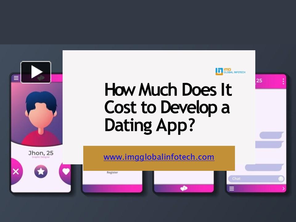 How Much Does It Cost to Develop a Dating App presentation | free to download
