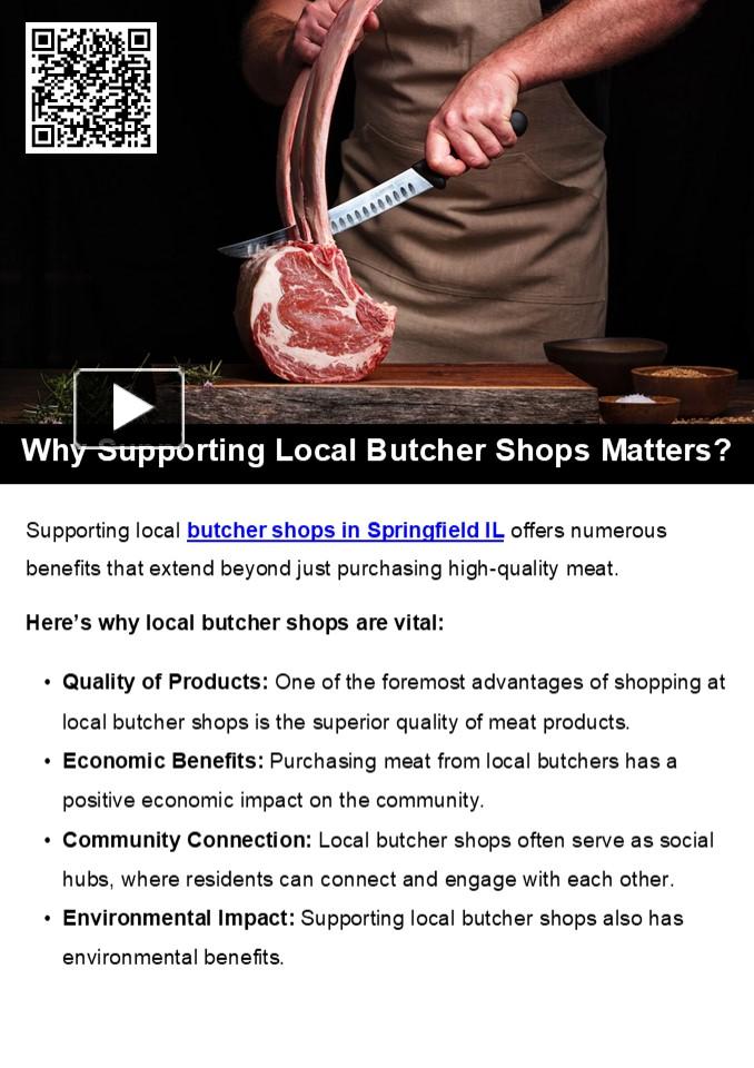PPT – Why Supporting Local Butcher Shops Matters? PowerPoint presentation | free to download ...