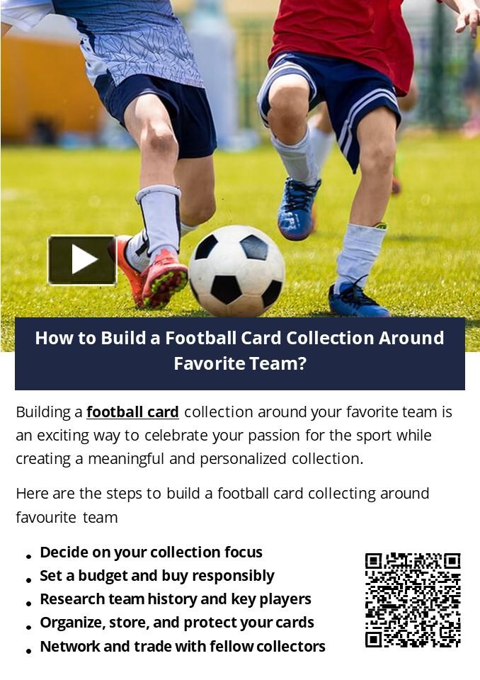 PPT – How to Build a Football Card Collection Around Favorite Team ...