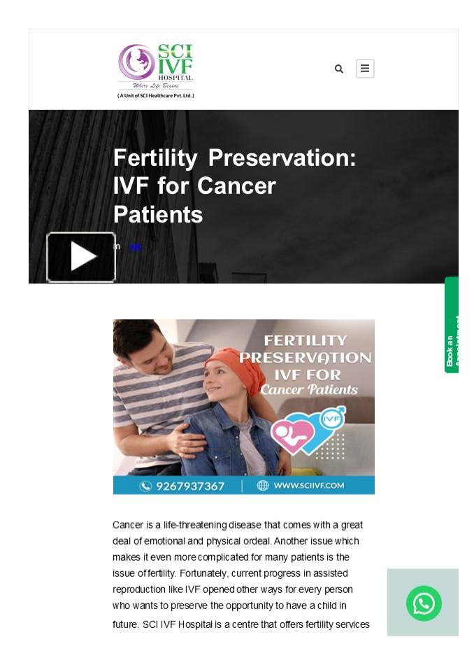 PPT – Fertility Preservation: IVF for Cancer Patients PowerPoint presentation | free to download ...