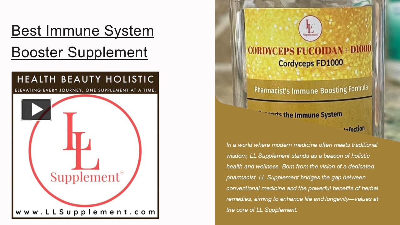 PPT – Best Immune System Booster Supplement PowerPoint presentation | free to download - id ...