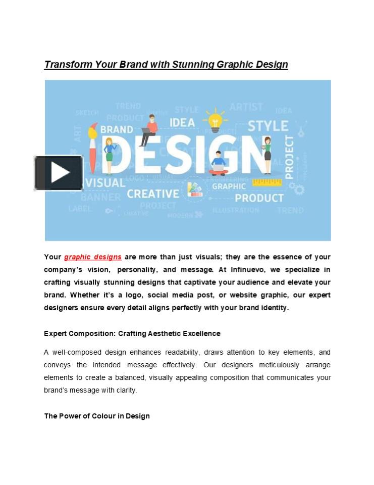 PPT – Transform Your Brand with Stunning Graphic Design PowerPoint presentation | free to ...