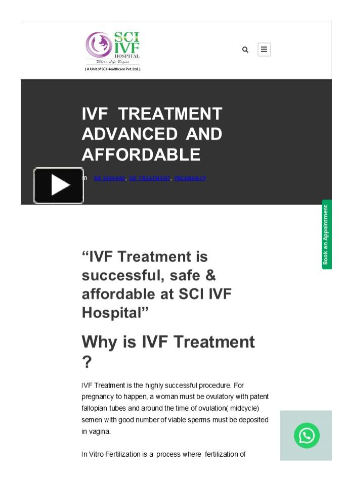 PPT – Affordable & Advanced IVF Treatment at SCI IVF Hospital PowerPoint presentation | free to ...