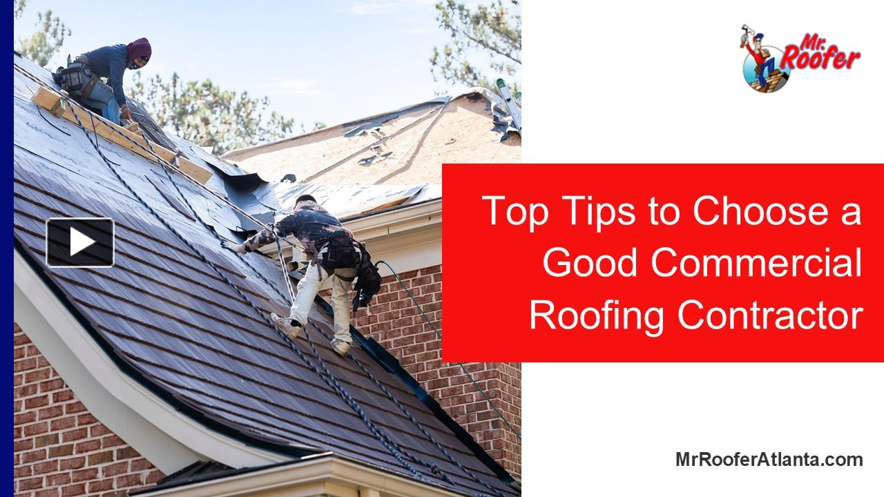PPT – Top Tips for Choosing the Best Commercial Roofing Contractor PowerPoint presentation ...