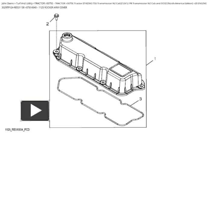 PPT – John Deere 5075E Tractor (IT4) (9×3 TSS Transmission WCab) (12×12 ...