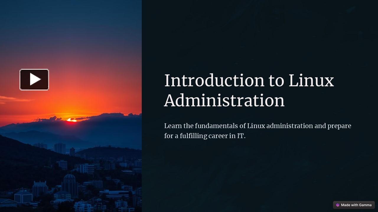 PPT – Transform Your Tech Career with CBitss Technology's Linux Training PowerPoint presentation ...